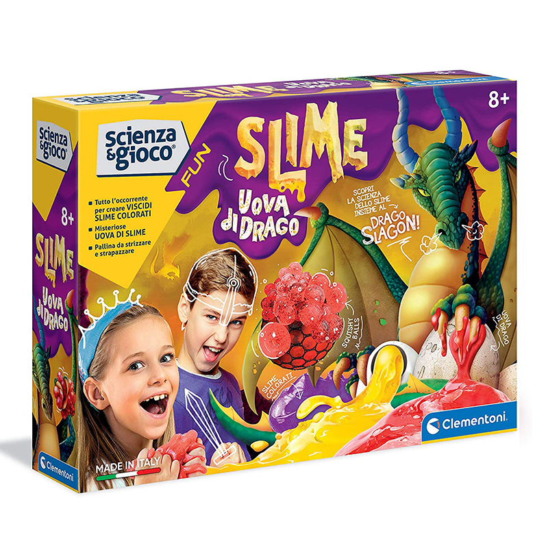 CLEMENTONI SCIENCE - SCIENCE & PLAY SLIME DRAGON EGGS - ToyBox Malta