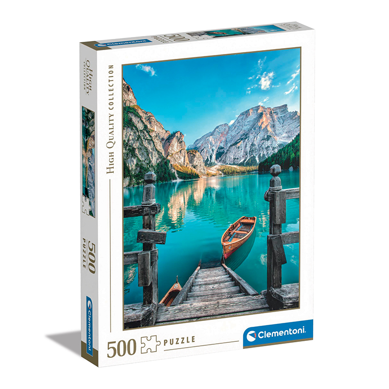 CLEMENTONI PUZZLE BY 500 PIECES BRAIES LAKE - ToyBox Malta