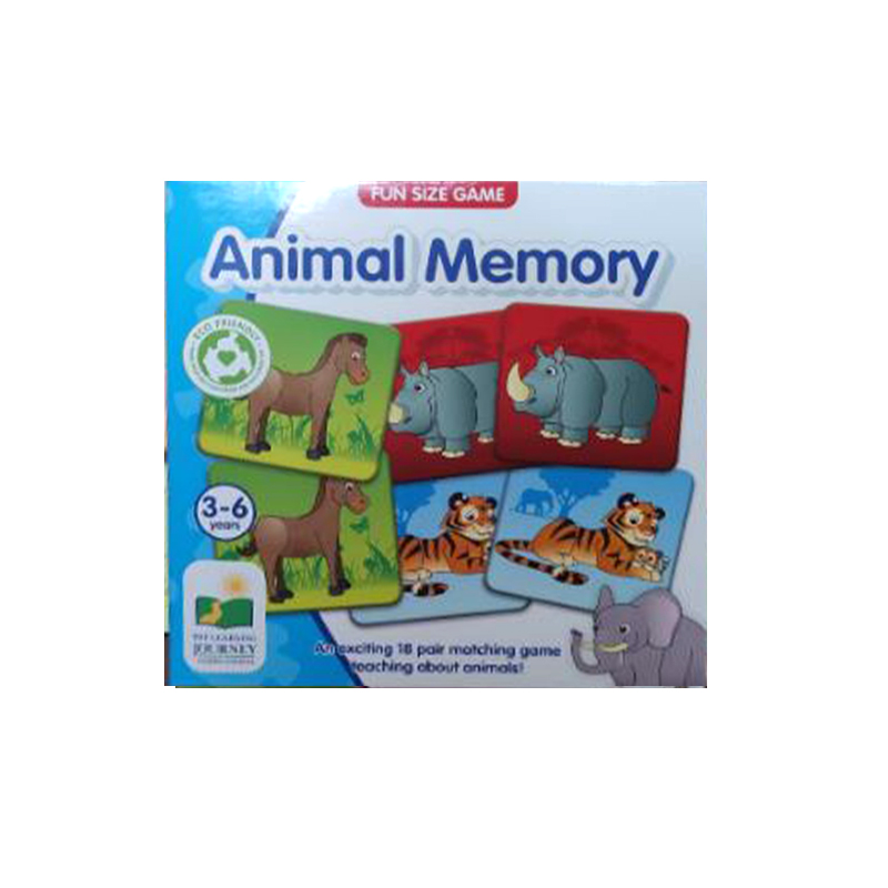 THE LEARNING JOURNEY FUN SIZE GAME ANIMAL MEMORY - ToyBox Malta