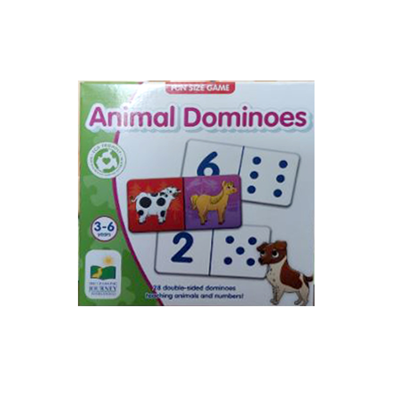 THE LEARNING JOURNEY FUN SIZE GAME ANIMAL DOMINOES - ToyBox Malta